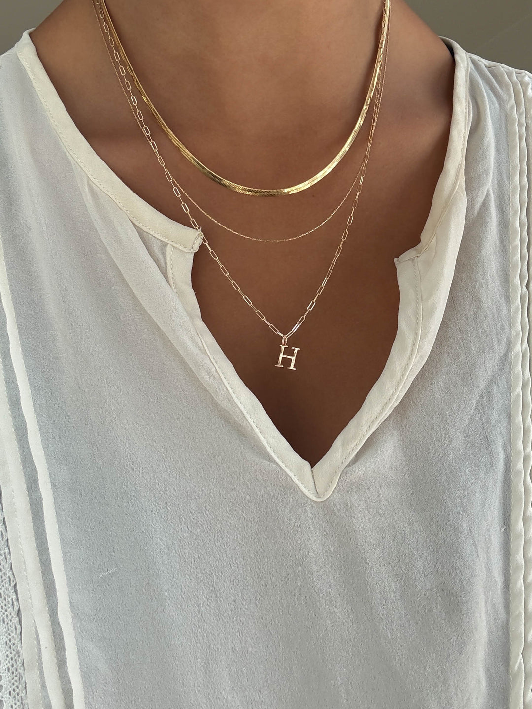 Initial Necklace Set – LLUME Jewelry